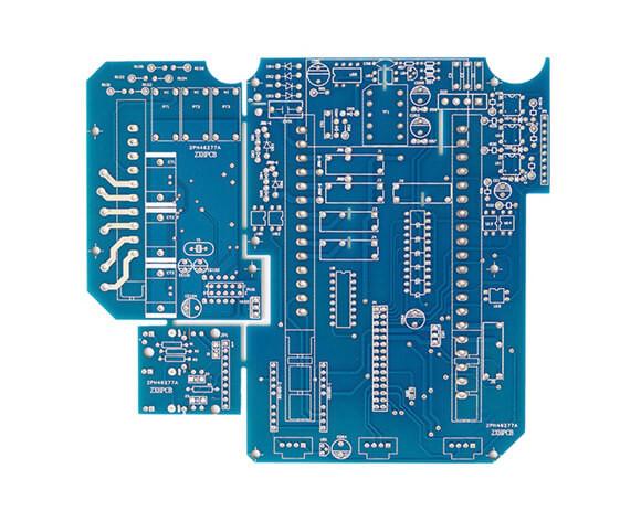 Custom Quick Turn PCB High TG 3mil Blue PCB Board Intelligent Security PCB