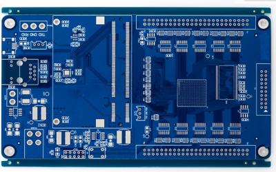 China Blue Solder Mask Hochfrequenz-PCB in 1,6 mm Dicke für Hochfrequenzbedarf zu verkaufen