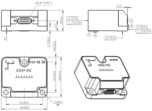 Stim210 Replacement 3-Axis MEMS Angular Rate Sensor Gyroscope