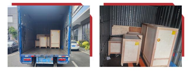 Product packaging and shipping process