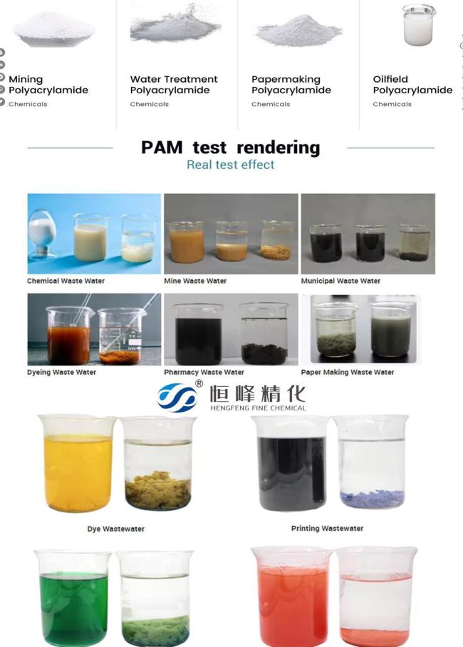 Wastewater Treatment Cationic Polymer PAM Flocculant Polyacrylamide Powder 9003 05 8