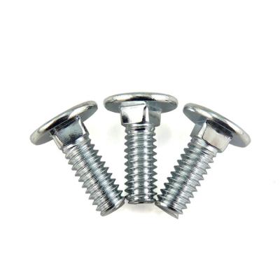 Cina 10 mm-180 mm Lunghezza nero zinco rivestito in acciaio inossidabile acciaio al carbonio Din603 bullone di carrello in vendita