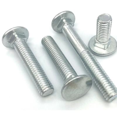 China Steel Washer Style Din 603 Carriage Bolt M4 M5 M6 Carriage Cup Head Square Neck Bolts for sale