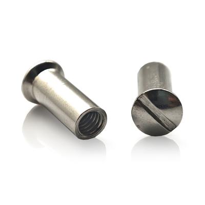 Cina M2 Testa ovale rivetta semitubolare in alluminio DIN per TM 8-32*6 vite maschile in vendita