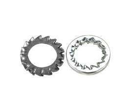 China Sample 304 Stainless Steel External Tooth Lock Washers DIN 6797 Standard Metric Self Lock Washer for sale
