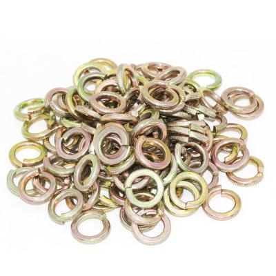 China Grade 4 Colored Zinc Spring Washers with Reliability Test Salt Spray Endurance Test for sale