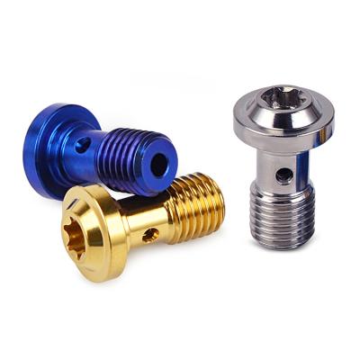 China ISO Certified Custom Gr5 M3 M6 M8 Titanium Alloy Bolt Screw with Hexagon Flange Head for sale