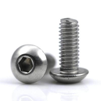 China Length 1mm-500mm SUS 316 Hexagon Socket Button Head Screw with ISO9001 2015 Certificate for sale