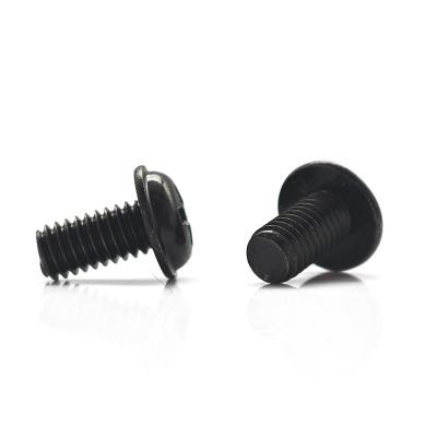 China Zinc Plated Round Head Phillips Screws INCH Black M3 Phillips Head Screw for sale