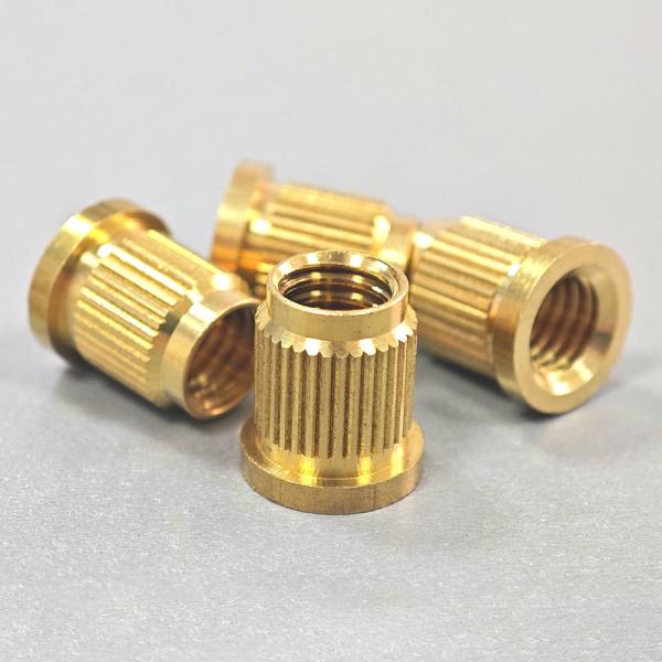 Quality Straight Knurled Brass Threaded Insert Nut High Strength And Versatility for sale