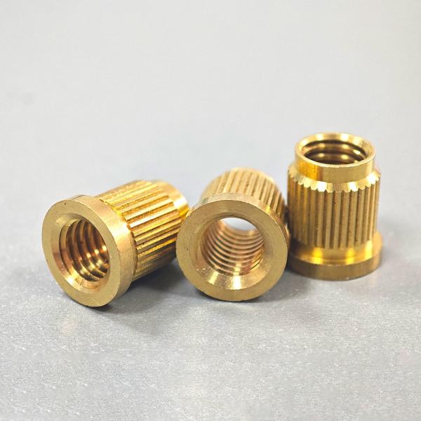 Quality Straight Knurled Brass Threaded Insert Nut High Strength And Versatility for sale