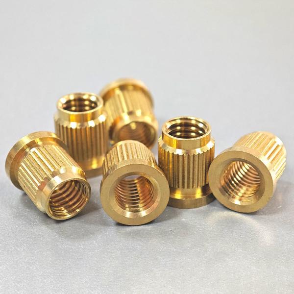 Quality Straight Knurled Brass Threaded Insert Nut High Strength And Versatility for sale