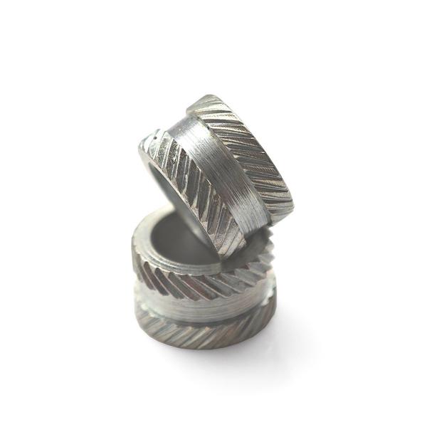 Quality Stainless Steel Passivated M3 Heat Set Inserts High Accuracy with RoHs for sale