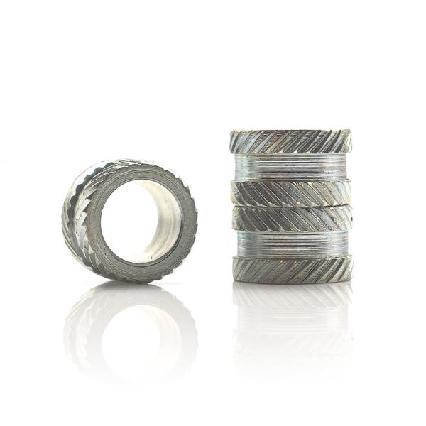 Quality Stainless Steel Passivated M3 Heat Set Inserts High Accuracy with RoHs for sale