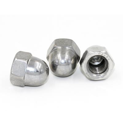 China A2/A4 Stainless Steel Dome Cap Nut – M6/M8/M10/M12 Hygienic & Anti-Loosening Design for sale