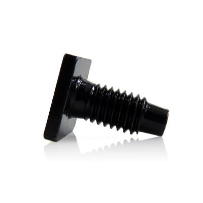Cina T-bolt a testa quadrata placcata in zinco nero ∆ coda di filo dentato per rotaie/cornici di macchine in vendita