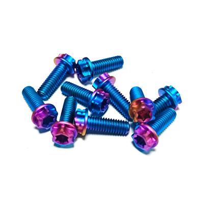 Cina Oem Titanio bullone M5 M6 M8 M10 Gr5 Titanio bulloni per motociclette in vendita