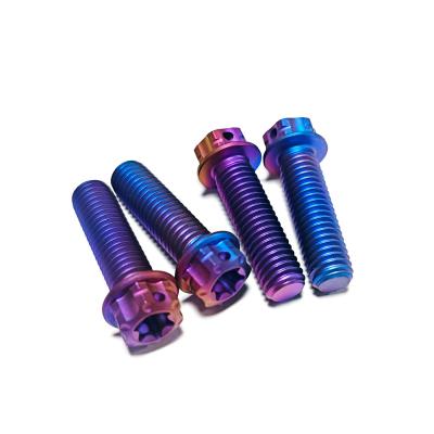Cina Oem Titanio bullone M5 M6 M8 M10 Gr5 Titanio bulloni per motociclette in vendita