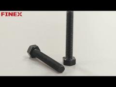 Cerniera di flangia esessuale rivestita di zinco nero di grado 8.8 M8-M12 DIN 6921 per supporti motori