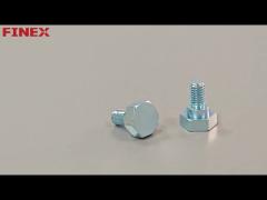 Industrial Grade 304 Stainless Steel Fine Threaded Slotted Hex Bolts and Screws