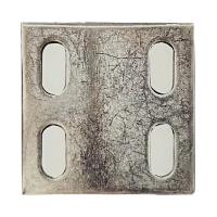 China Fixing And Connecting Building Wall Embedded Steel Plates Anodized Rectangular for sale