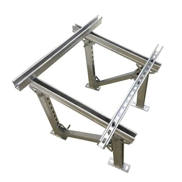 Quality Solar Strut Channel Supported Installation Solar Pv Bracket For Frameless Roof Module for sale