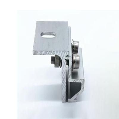 China Grampos de montagem de painéis solares de alumínio anodizado resistentes aos raios UV para neve / carga do vento 1.5KN/M2 Instalação for sale