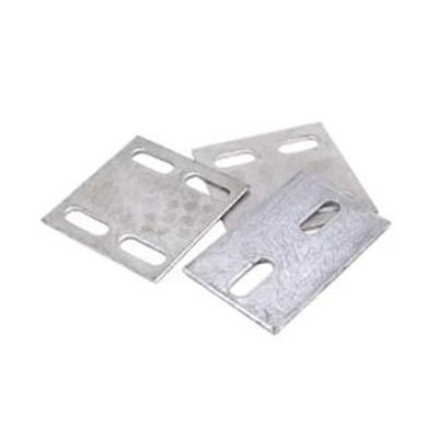 Silver Aluminum Alloy Curtain Wall Embedded Steel Plates With Anodized Surface