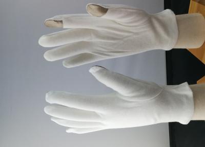 China Smart Iphone Touch Screen Compatible Cotton Gloves with phone finge silver apple smart iphone touch playing games for sale
