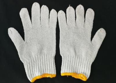 Cina Movimento facile candeggiato ISO9001 del calibro dei guanti tricottato cotone bianco 7 diplomato in vendita