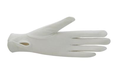 China Stoffgewicht Soem der 100% reine Baumwollmilitärparade-Handschuh-220gsm begrüßt zu verkaufen