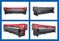 China 3.2m Banner Flex Printer 4 I3200 Printheads 60 sqm/h Eco Solvent Printing Machine for sale