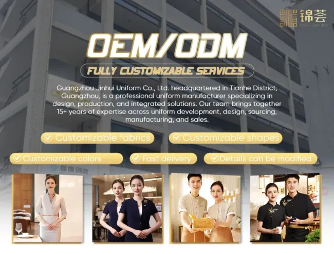 High-End Customized Fast Food Restaurant Work Uniform