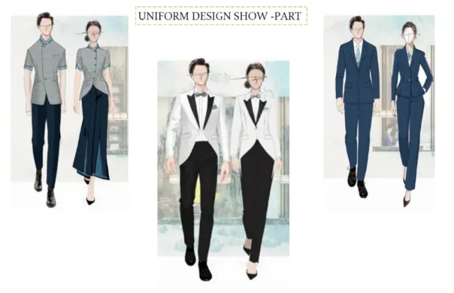 High-End Customized Fast Food Restaurant Work Uniform
