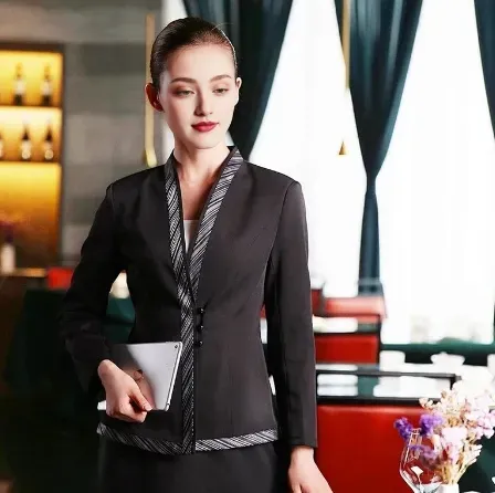 Custom Design Housekeeper Hotel Work Clothes Hotel Kitchen Manager Uniform
