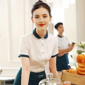 China Fashionable Advanced Customization Desig High-End Elegent Design Work Uniform for Waiter for sale