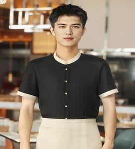 China Latest Design Wholesale High-End Soft and Comfortable Restaurant Waiter Uniform for sale