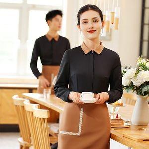 China New Design Elegent Traditional Fast Food Restaurant Bar Work Wear for sale