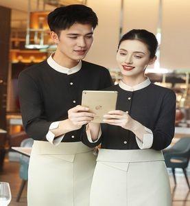 China Fast Food Restaurant Traditional Uniform for Waiters for Restaurant and Bar for sale