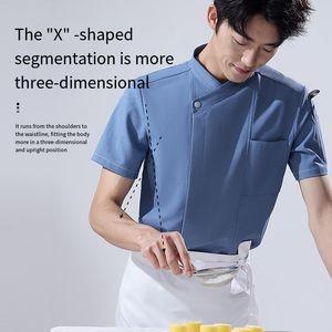 China Custom Bar Staff Waiter Waitress Bakery Kitchen Men Women Restaurant Uniforms for sale