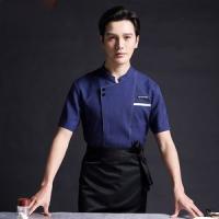 Quality Summer Custom Logo Hotel Workwear Soft Skin Friendly Chef Uniforms Clothing for sale