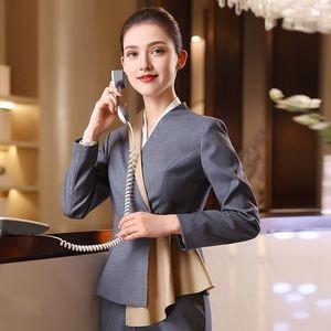 Quality Restaurant Staff Design Ladies Dress Hotel Staff Manager Uniform for sale
