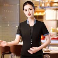 Quality Women Professional Suit Manager Formal Hotel Catering Front Desk Work Uniform for sale