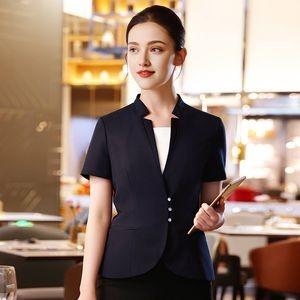 Quality Manufacturer Restaurant Staff Design Ladies Dress Hotel Staff Manager Uniform for sale