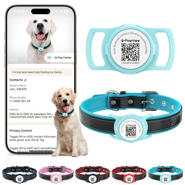 Quality Custom Luxury Dog Collar Leather Waterproof Personalized Design for sale