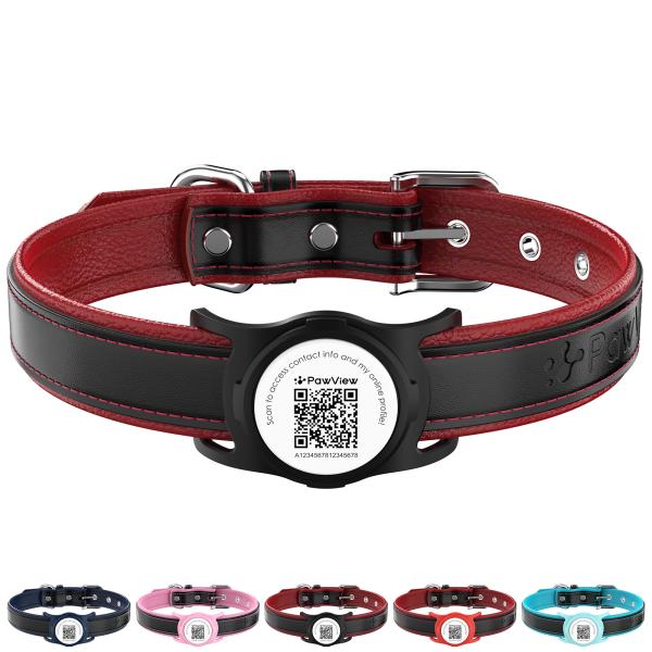 Quality Customized Leather Dog Collar Reflective Luxury Halloween Design for sale