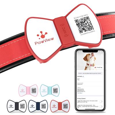 China Pawview Silicone QR Code Pet ID Tag for Dogs and Cats for sale