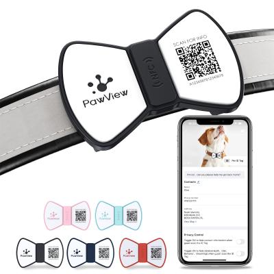 China Pawview Silicone QR Code Pet ID Tag for Dogs and Cats for sale