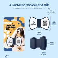 China Pawview Silicone Pet Dog ID Tag with QR NFC Code for sale