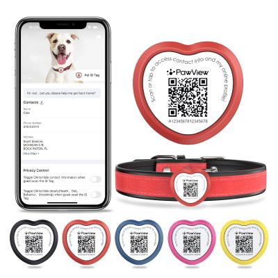 China Pawview NFC Silicone Dog ID Tag with Free App for sale